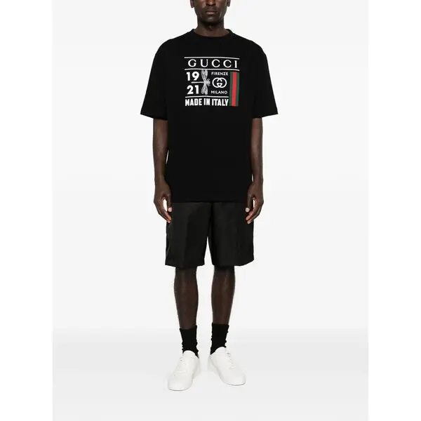 Gucci Logo Printed Crewneck T-shirt