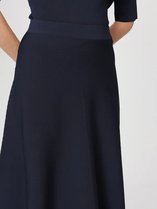 Max Mara Knitted A-line Midi Skirt