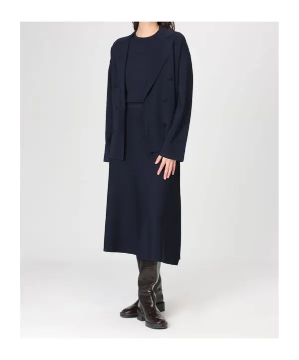 Max Mara Knitted A-line Midi Skirt