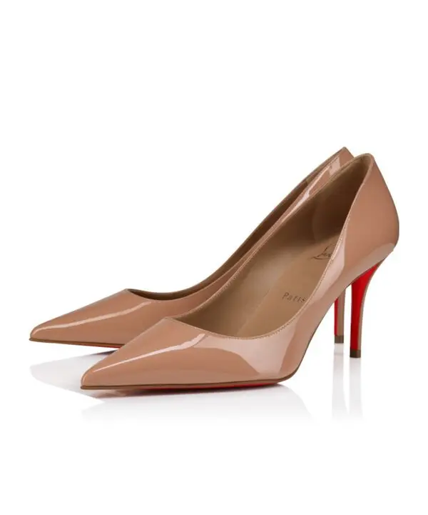 CHRISTIAN LOUBOUTIN Miss Z Pointed-toe Pumps - Blush