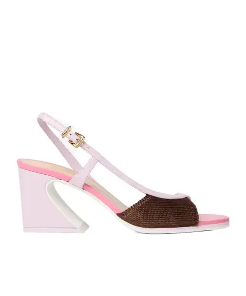 Fendi Arco Asymmetric Sandals