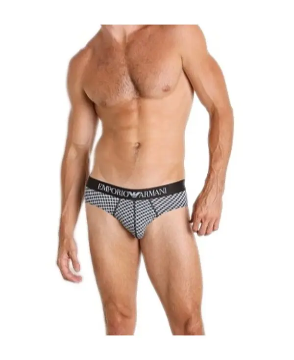 Emporio Armani Logo Detail Panties - Nude
