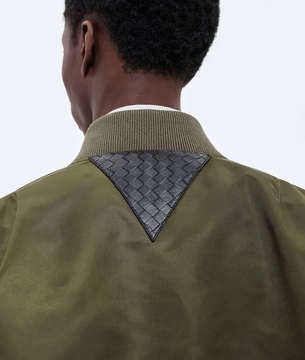 Bottega Veneta Padded Nylon Bomber Jacket