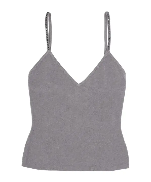 Retrofete Embellished Strap Knit Top