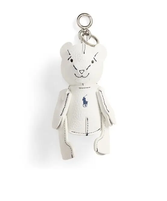 Polo Ralph Lauren Polo Bear Bag Charm - White
