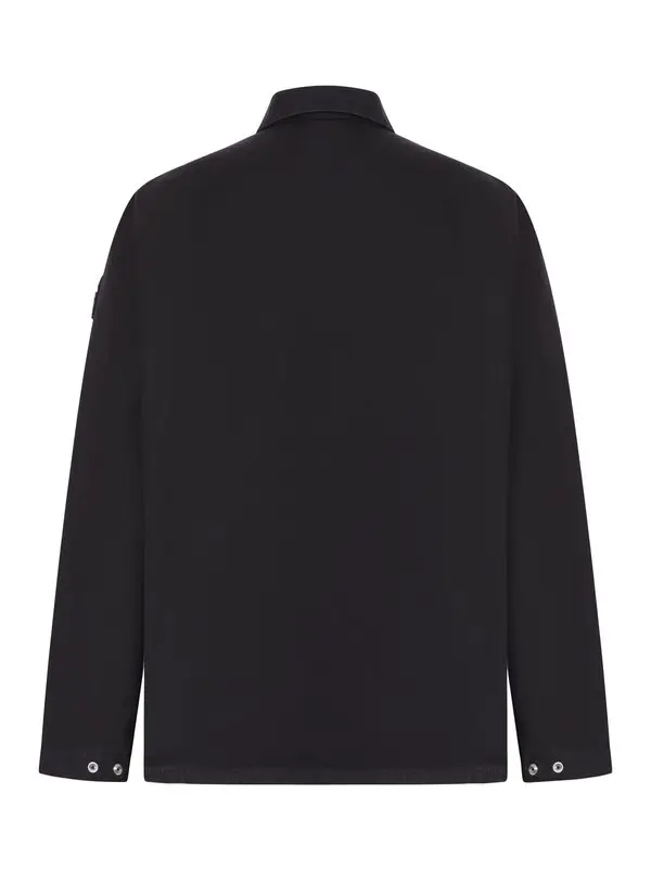 Stone Island Zipped Denim Overshirt