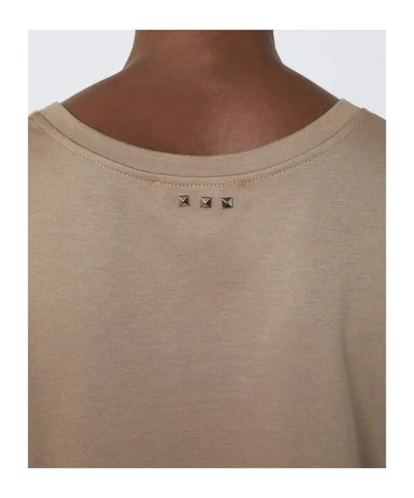 Max Mara Embellished Sleeveless Top - Hazelnut Brown