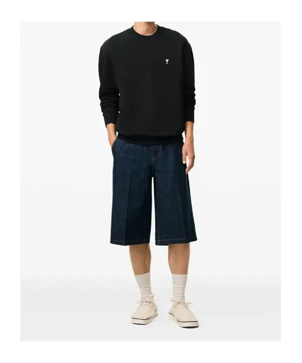 AMI Paris De Coeur Crewneck Sweatshirt