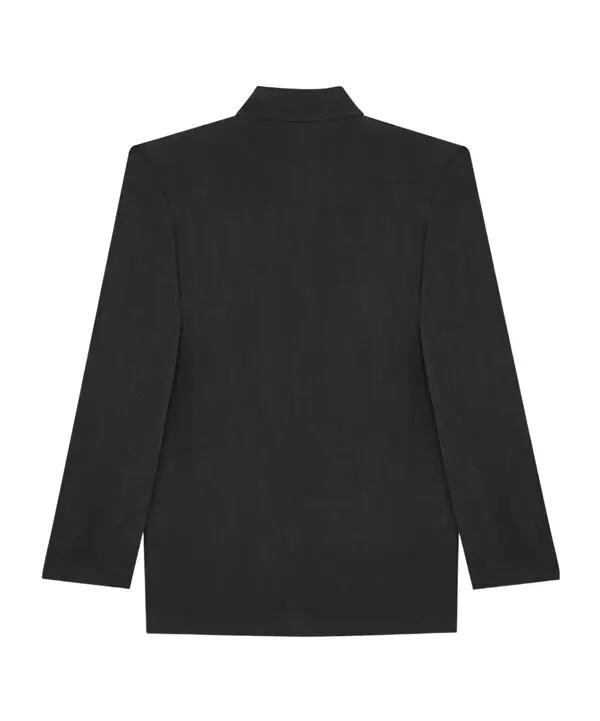 Saint Laurent Double-breasted Peak Lapel Jacket