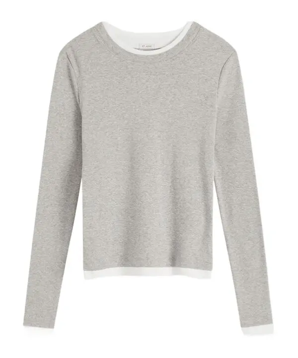 ST. AGNI Long-sleeved T-shirt - Grey