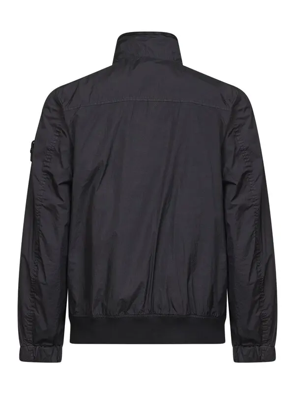 Stone Island Logo Patch Zip-up Jacket