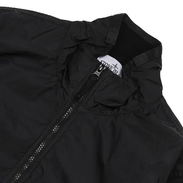 Stone Island Logo Patch Zip-up Jacket