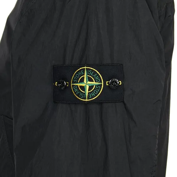 Stone Island Logo Patch Zip-up Jacket