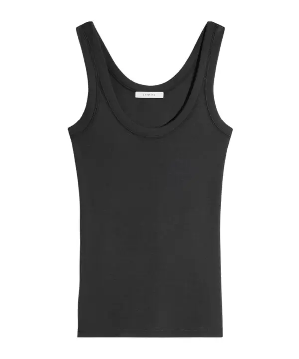 LEMAIRE Crewneck Sleeveless Top - Black