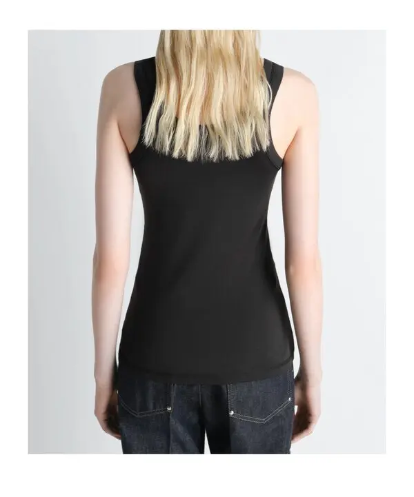 LEMAIRE Crewneck Sleeveless Top - Black