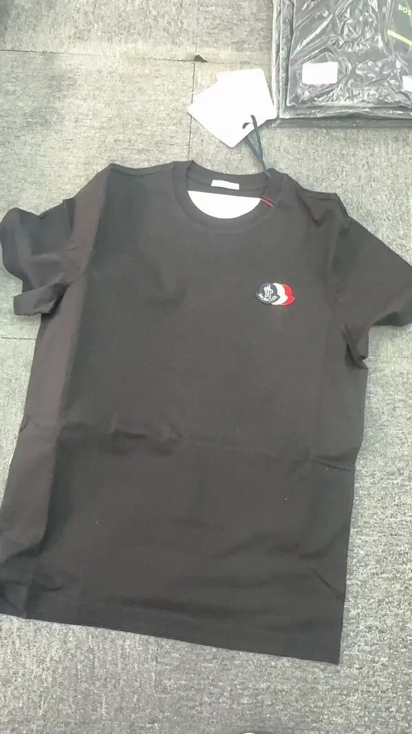 Moncler Logo Patch Crewneck T-shirt