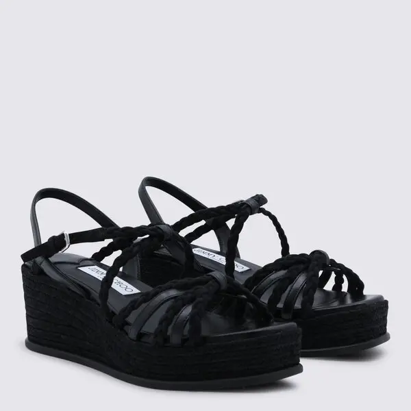 JIMMY CHOO Nyra 60 Wedge Sandals