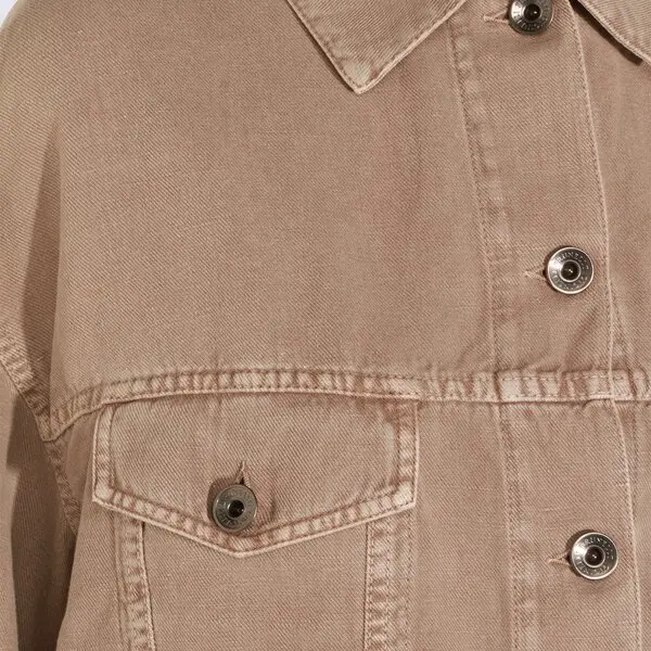 Brunello Cucinelli Cropped Denim Jacket