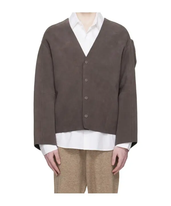 ENTIRE STUDIOS Suede Leather Jacket