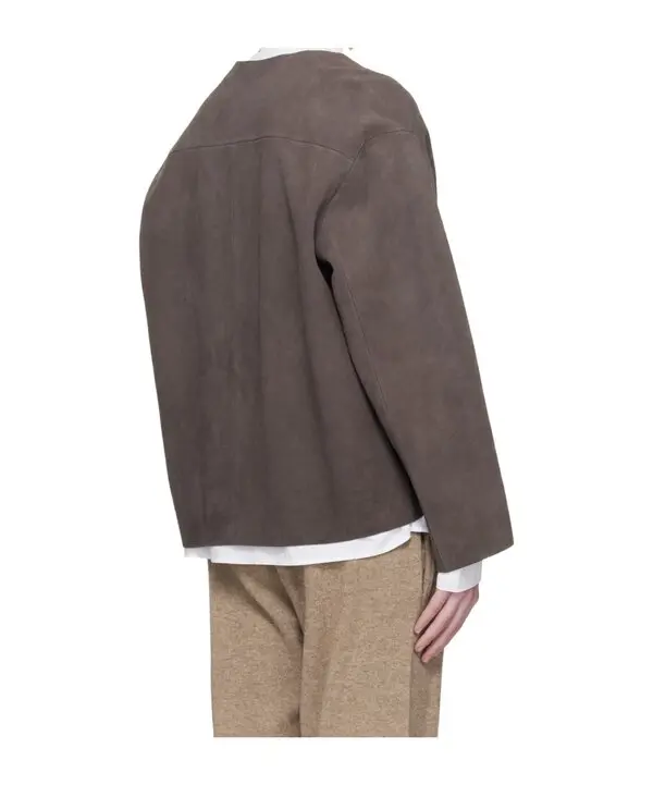 ENTIRE STUDIOS Suede Leather Jacket