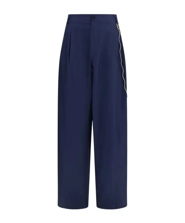 DARKPARK Phebe Chain Detail Wide-leg Pants - Blue