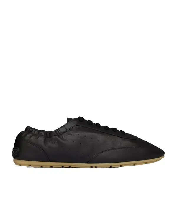 Saint Laurent Lewis Lace-up Sneakers - Black