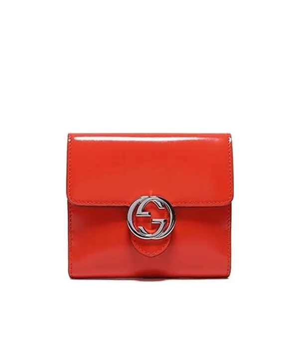 Gucci Logo Wallet - Red