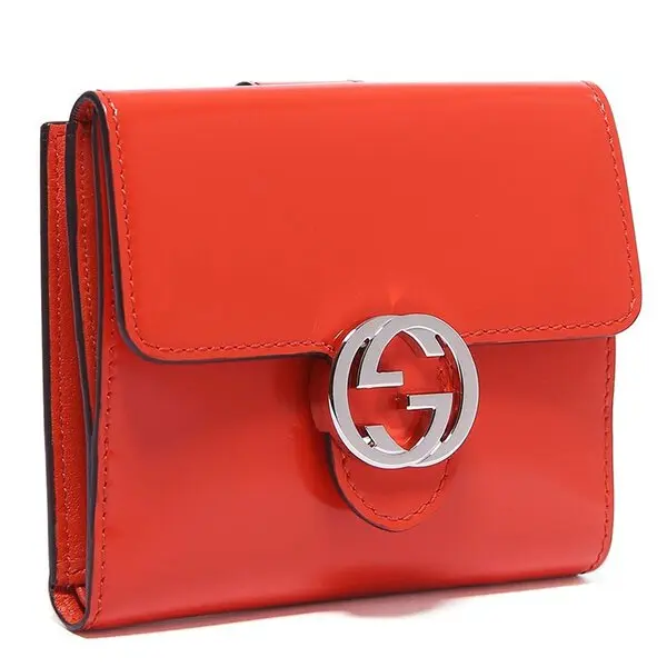 Gucci Logo Wallet - Red