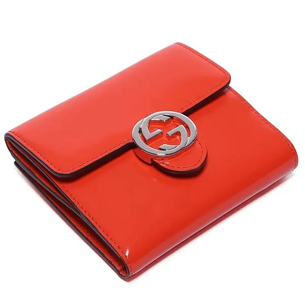 Gucci Logo Wallet - Red