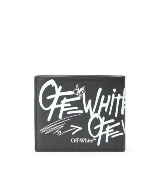Off-White Diagonal Tape Bifoldwallet