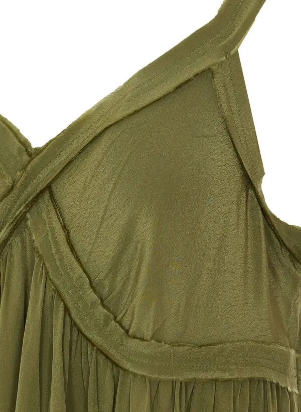 Essentiel Antwerp Jacobean Maxi Dress - Green