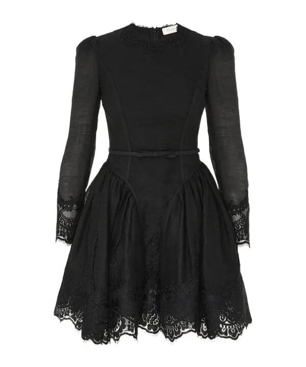 Zimmermann Lace-trimmed Mini Dress