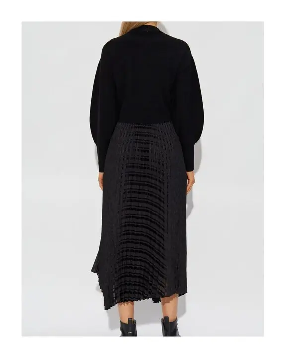 ALLSAINTS Sinead Pleated Midi Dress