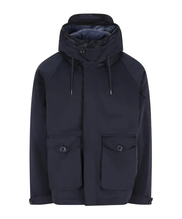 C.P. COMPANY Micro Kei Hooded Lens Jacket - Blue