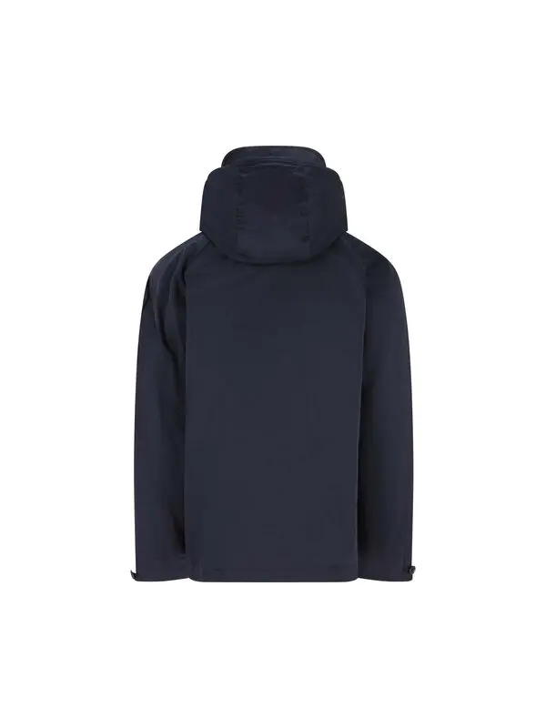 C.P. COMPANY Micro Kei Hooded Lens Jacket - Blue