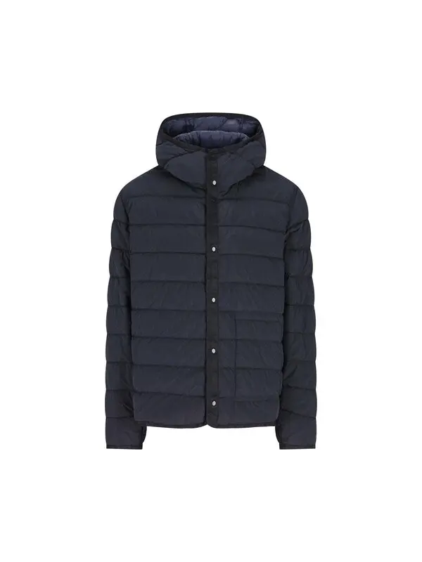 C.P. COMPANY Micro Kei Hooded Lens Jacket - Blue