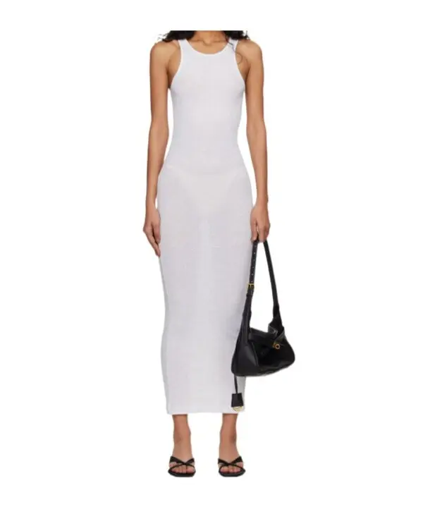 ENTIRE STUDIOS Muscle Tank Midi Dress - Heather Grey