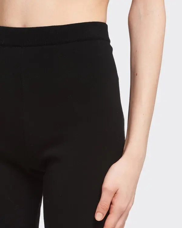 Prada Ribbed Viscose And Wool Bermuda Shorts