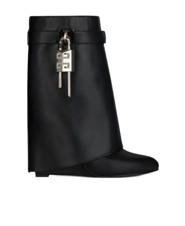 Givenchy Shark Lock Wedge Ankle Boots