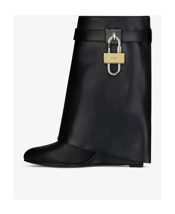 Givenchy Shark Lock Wedge Ankle Boots