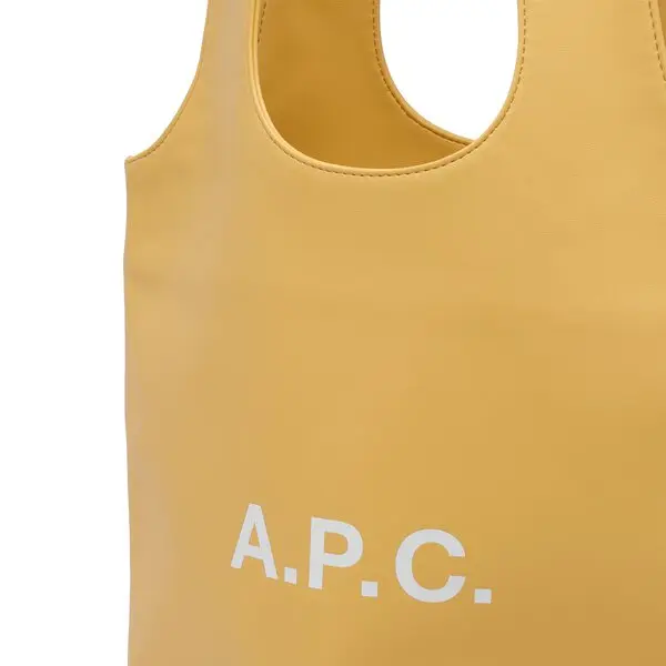 A.p.c. Tote Bag With Logo - Yellow