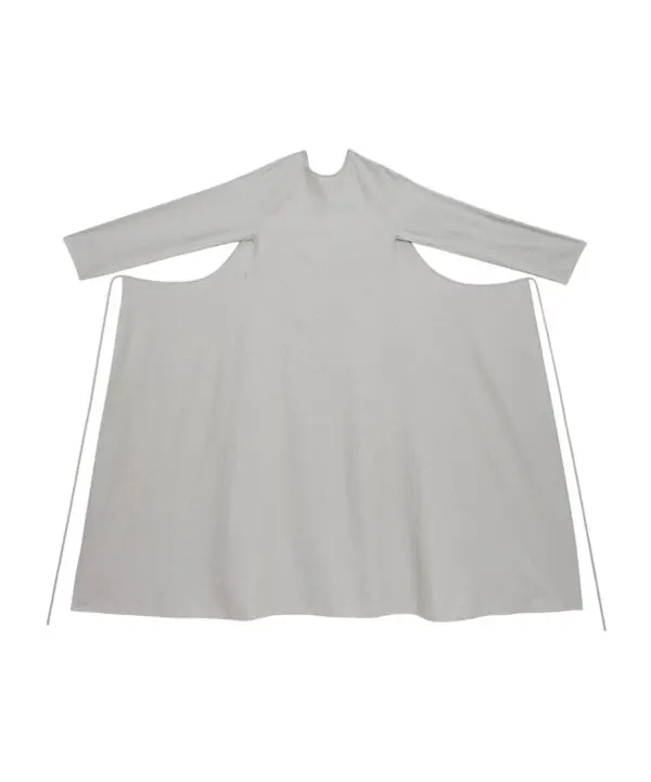BASERANGE Long Sleeve Apron Dress