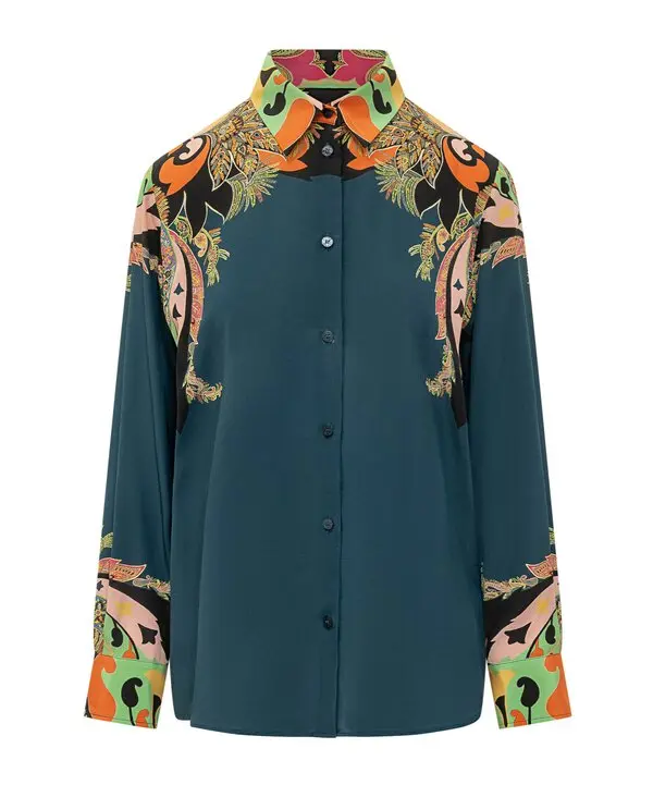 Etro Printed Long Sleeve Shirt