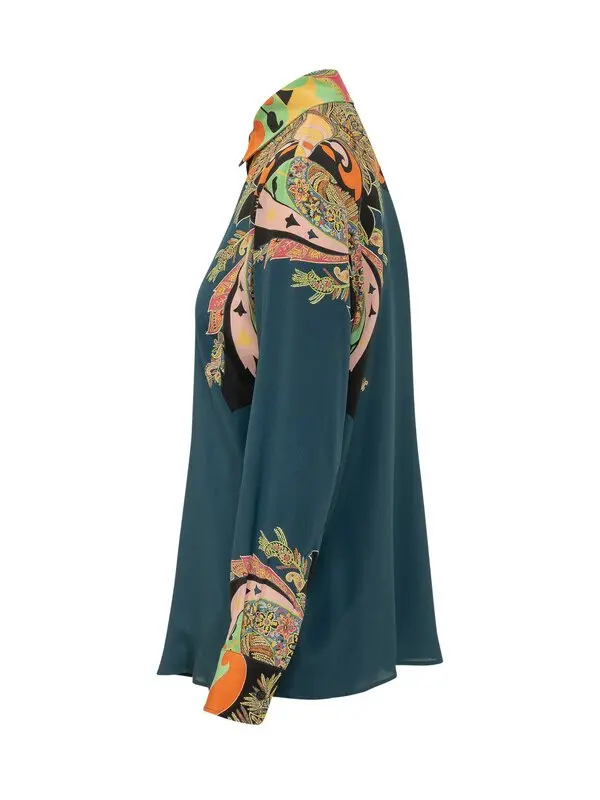 Etro Printed Long Sleeve Shirt