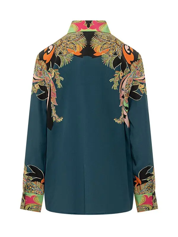 Etro Printed Long Sleeve Shirt