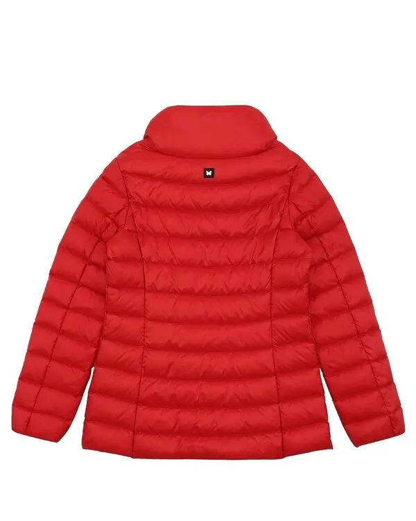Max Mara Quilted Short Down Jacket With Zipper And Stand Collar