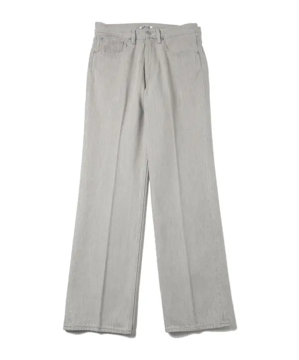 Auralee Belt Loop Jeans - Gray