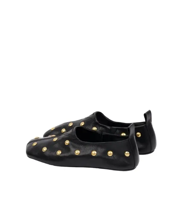 Chloé Rita Studded Flats - Black