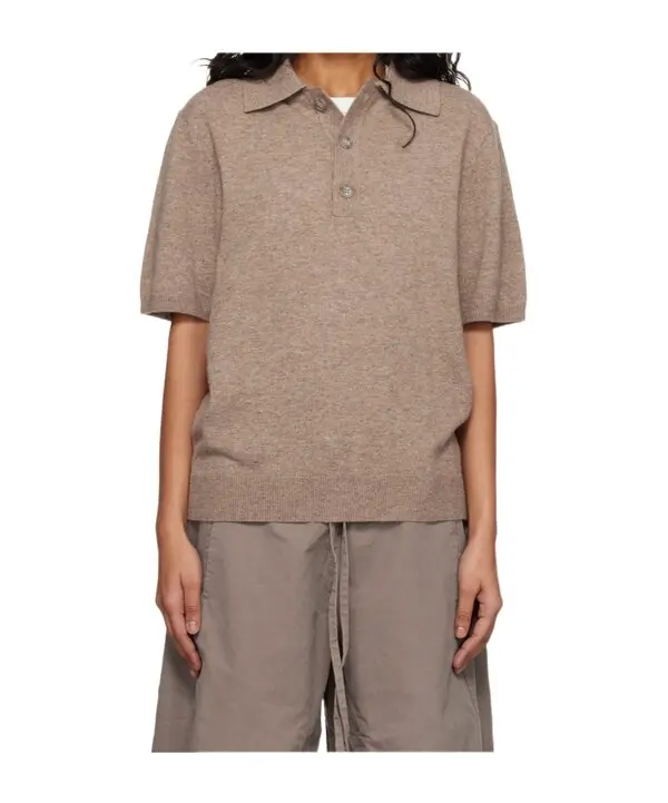 ENTIRE STUDIOS Short Sleeve Knit Polo