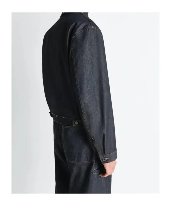 LEMAIRE Trucker Jacket In Denim - Slate